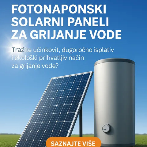 Fotonaponski solarni paneli za grijanje vode | Učinkovito & Ekološki