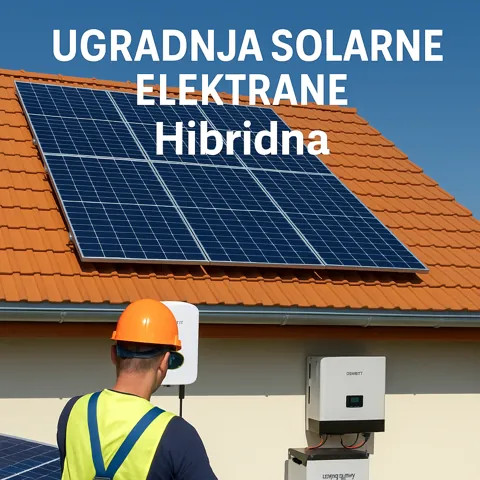 Sunways Hibridna Solarna Elektrana 10kW | Spremnik 10kWh za Maksimalnu ...