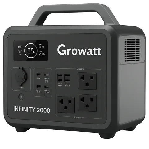 Growatt INFINITY 2000 – Prijenosna baterija 2048Wh za solarne sustave i kampiranje